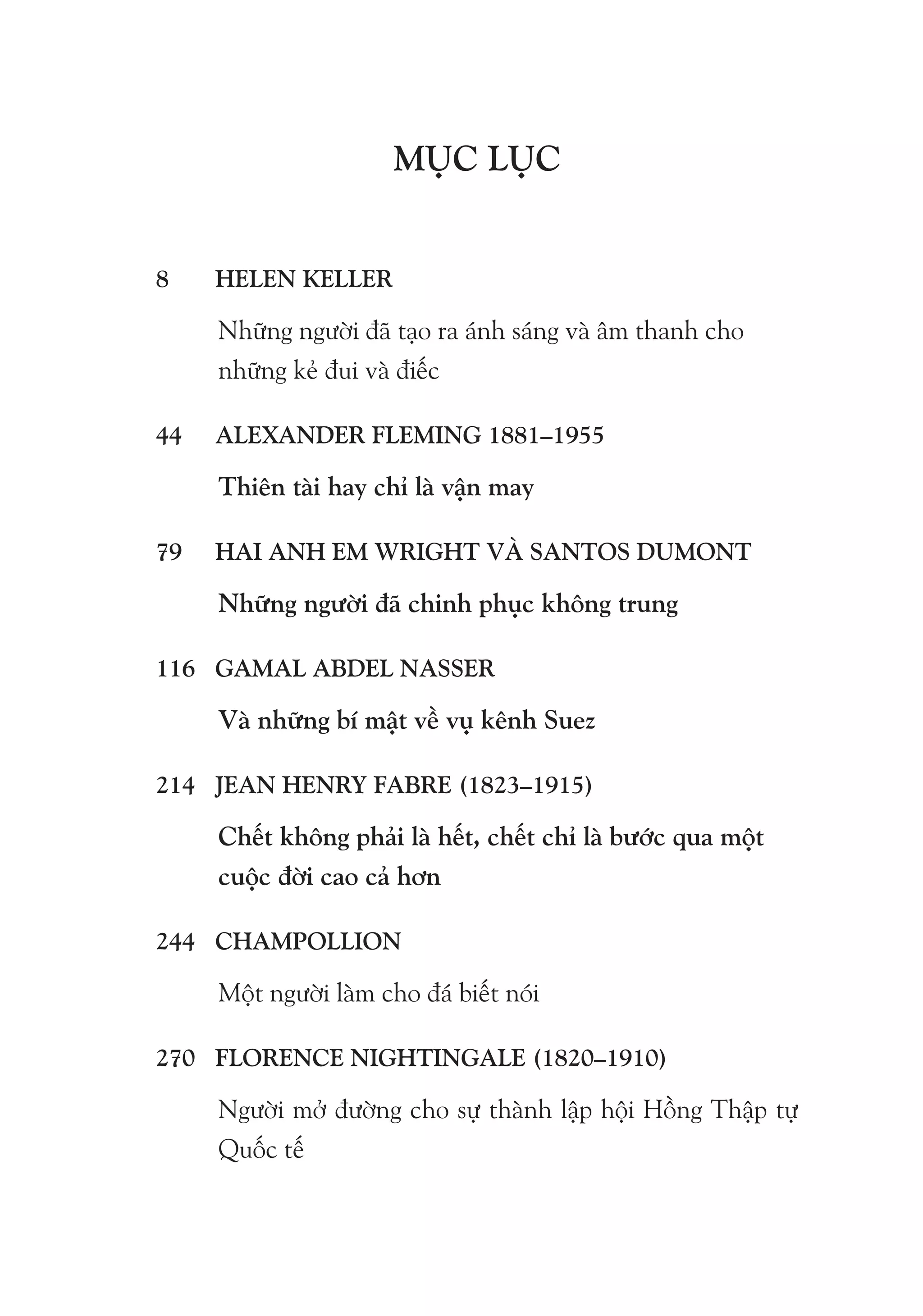 Muc luc-guong- kien- nhan | PDF