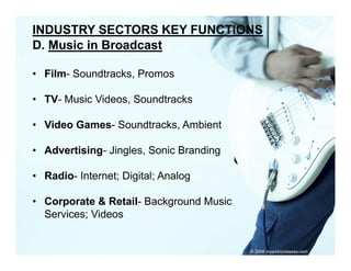 MUC109 LEC 1. Overview of the Commercial Music Industry | PDF