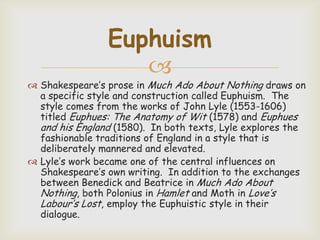 Much ado lesson1 | PPTX | Books and Literature