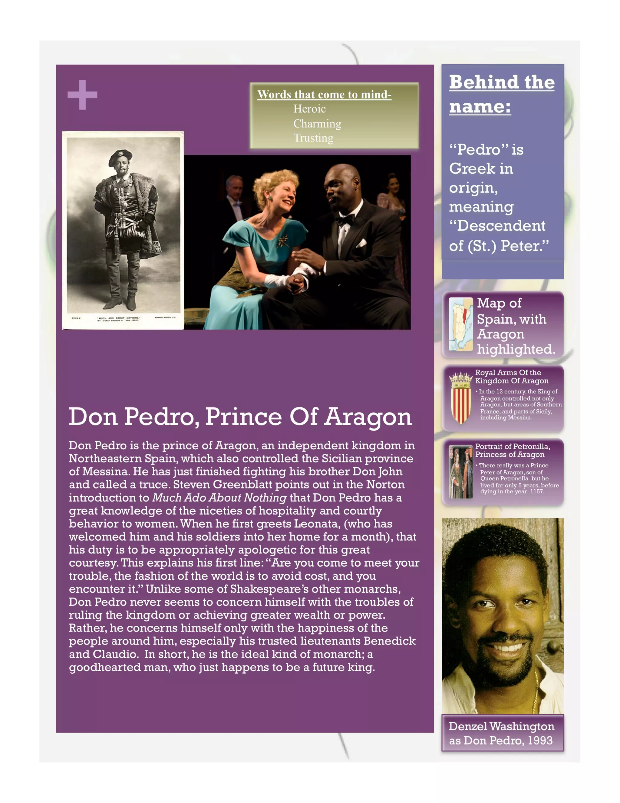 Much Ado About Nothing Character Packet | PDF | Free Download