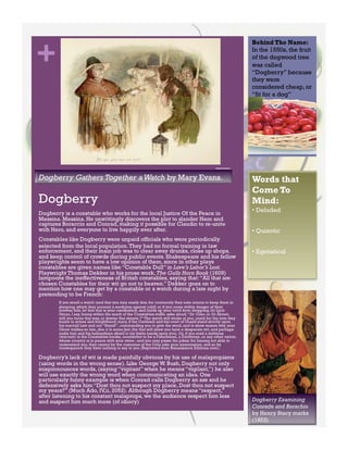 Much Ado About Nothing Character Packet | PDF