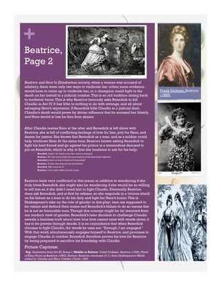 Much Ado About Nothing Character Packet | PDF