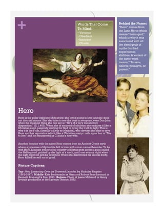 Much Ado About Nothing Character Packet | PDF