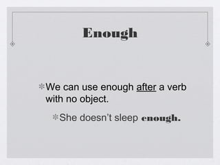 Much many enough | PPT