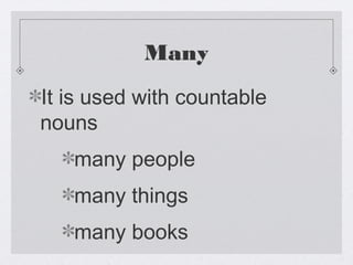 Much many enough | PPT