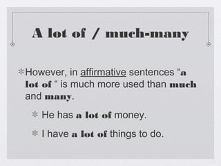 Much many enough | PPT