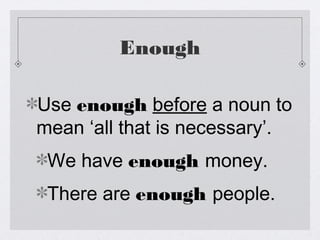 Much many enough | PPT