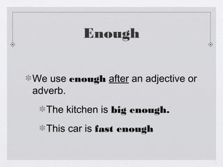 Much many enough | PPT