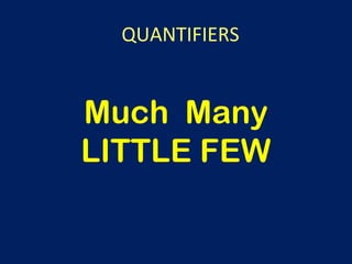 Much many little few | PPT
