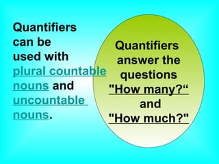 Much many quantifiers | PPS