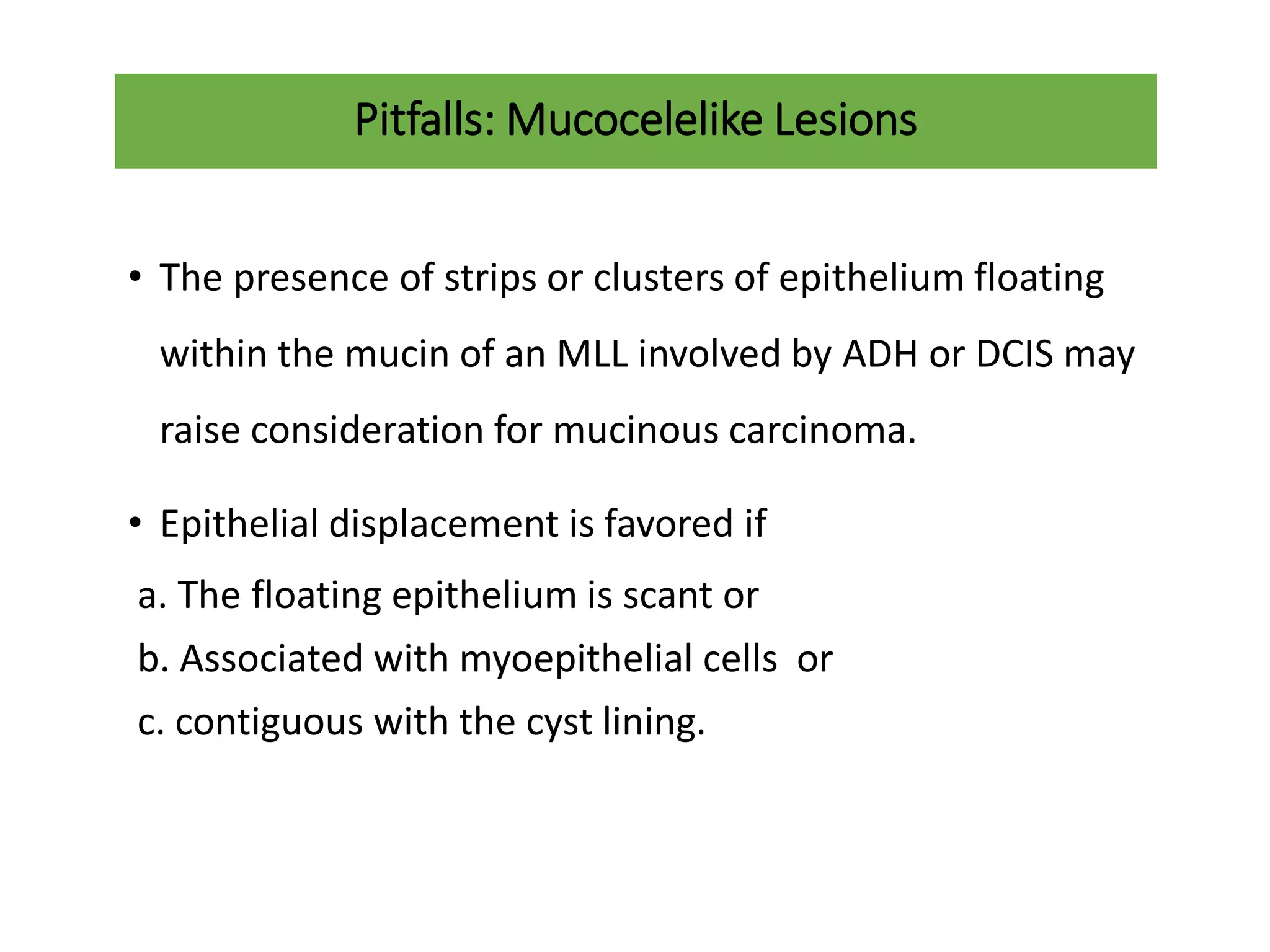 Mucinous lesions of breast | PDF