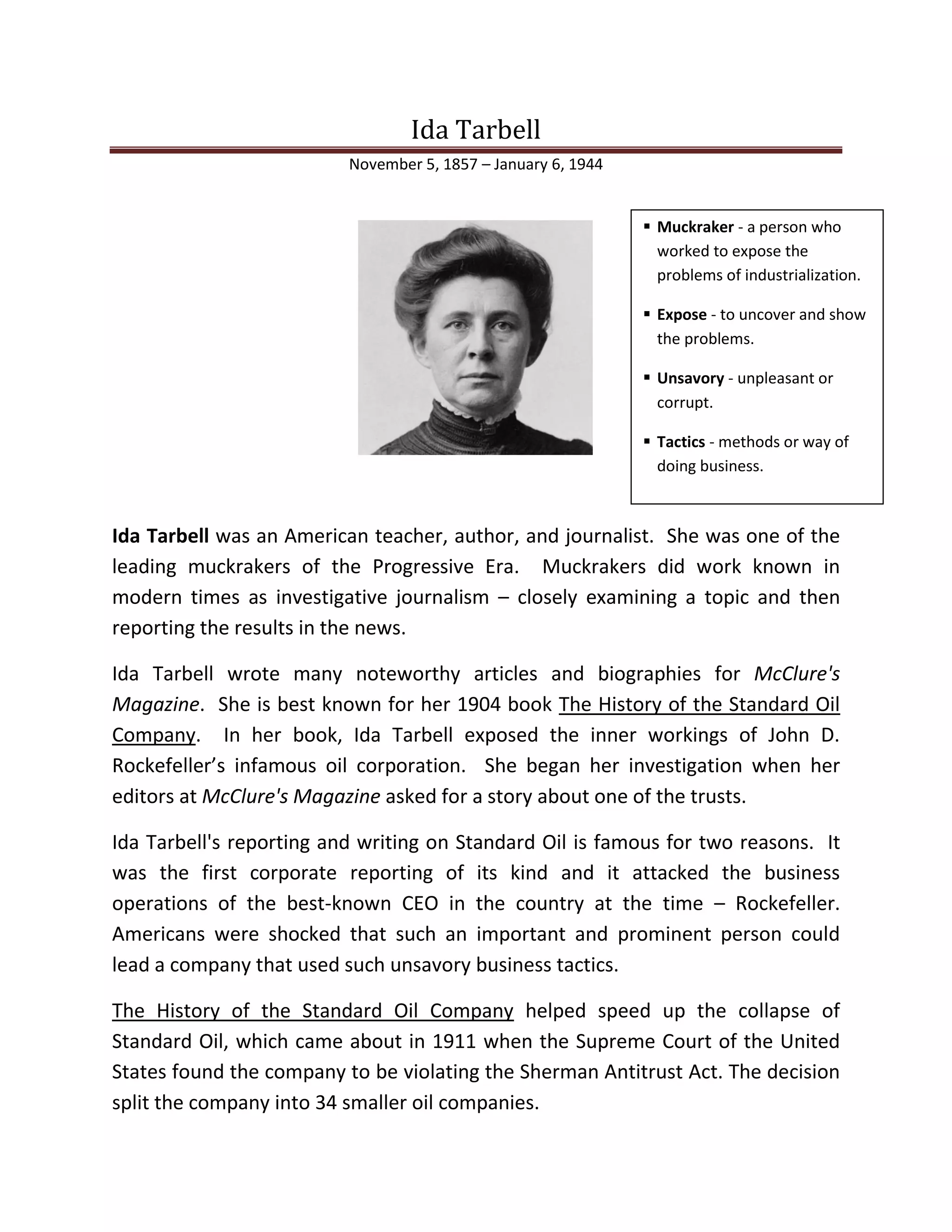 Muckrakers Walkaround 10/2015 | PDF