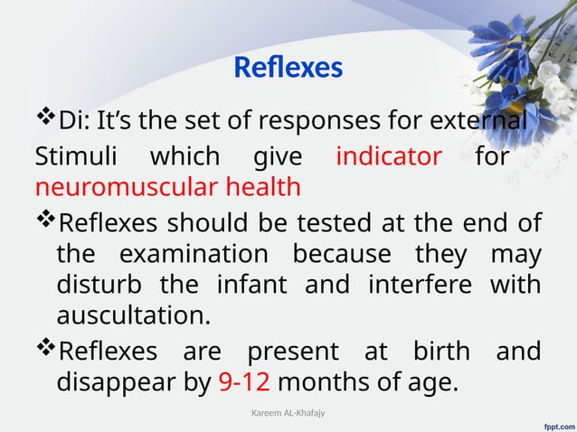 REFLEXES TYPES LEVELS TESTING PROCEDURES.pptx