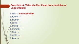 Countable and Non-Countable Countable and Non-Countable | PPTX