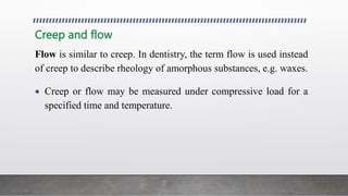 Dental materials - properties of dental material | PPTX