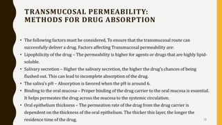 Mucoadhesive Drug Delivery System | PDF
