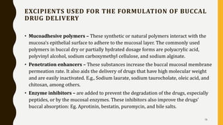 Mucoadhesive Drug Delivery System | PDF