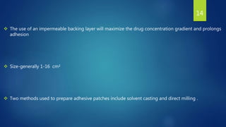 Mucoadhesive Drug Delivery system ppt | PPTX
