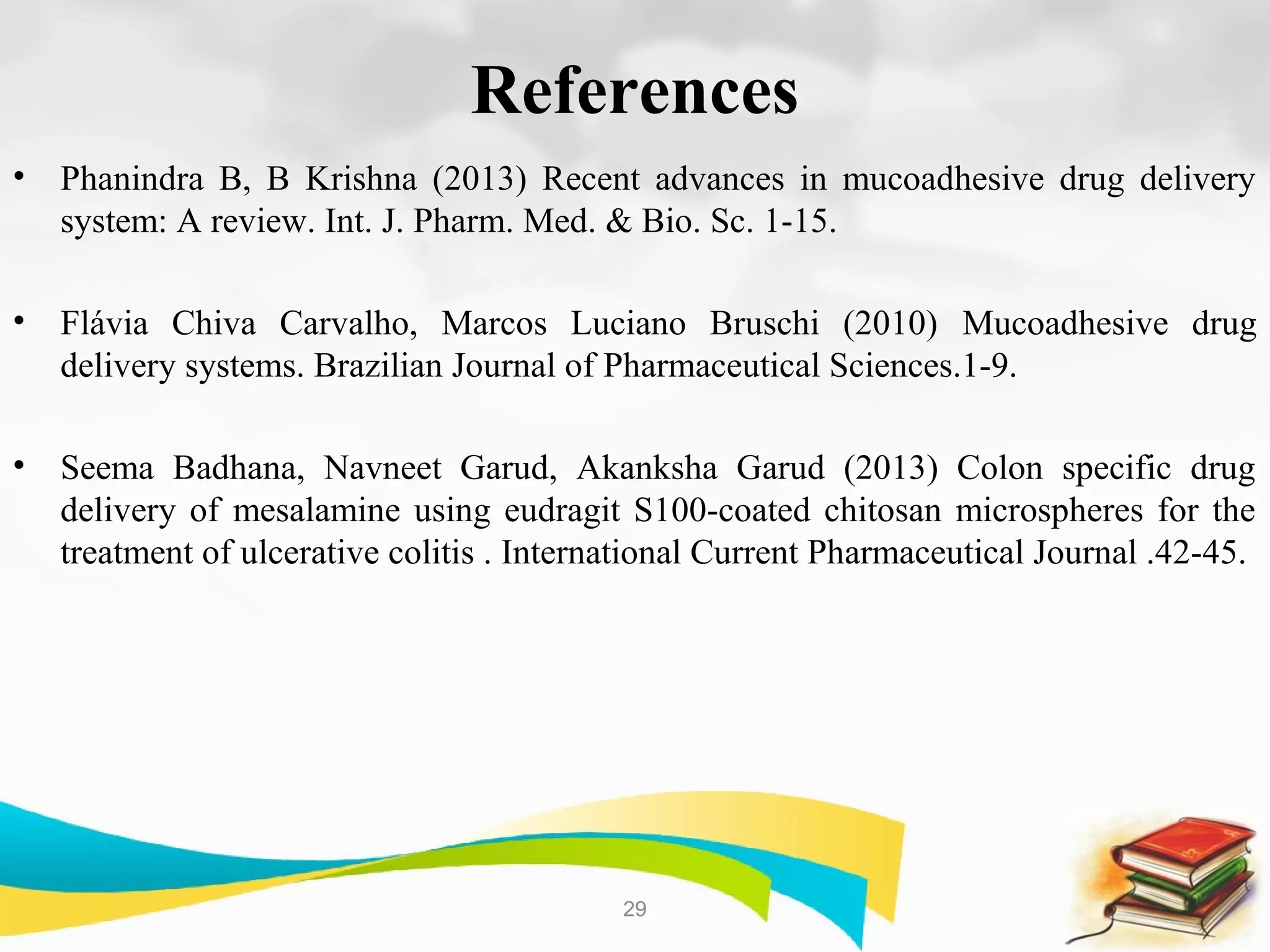 Mucoadhesive drug delivery system | PPT