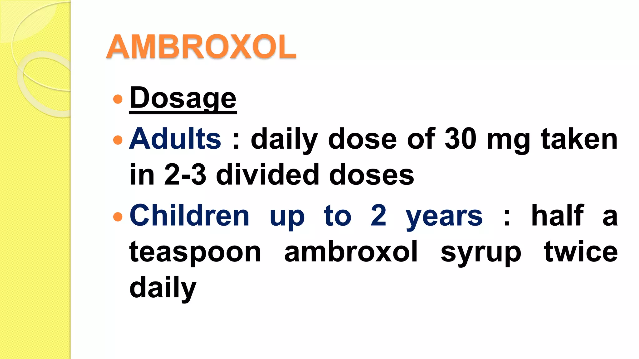 Mucolytic Drugs | PPTX