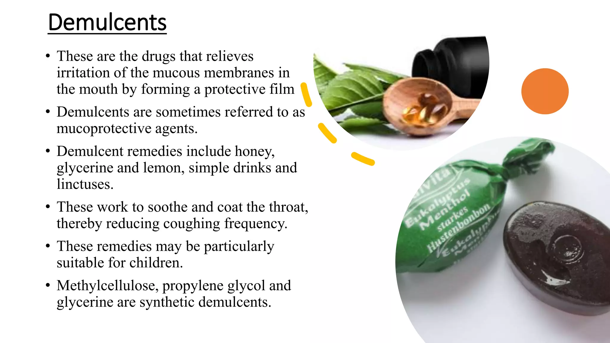 Mucolytics,Decongestants,Expectorants,Antitussives & Bronchodialators.pptx