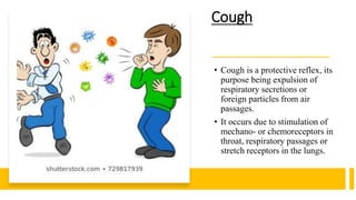Mucolytics,Decongestants,Expectorants,Antitussives & Bronchodialators.pptx
