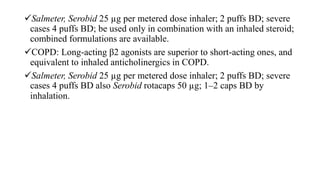Mucolytics,Decongestants,Expectorants,Antitussives & Bronchodialators.pptx