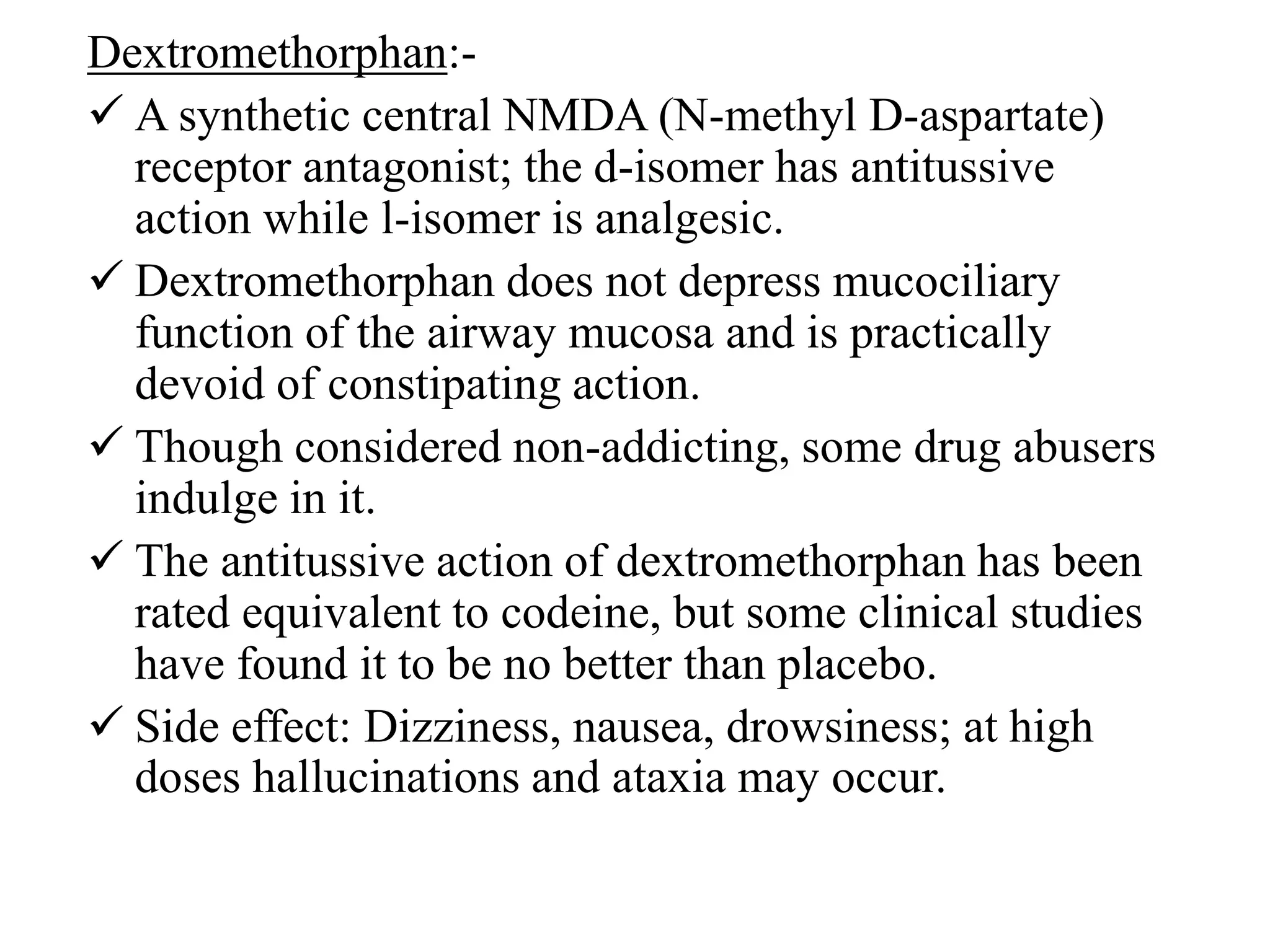 Mucolytics, Expectorants, Antitussives & Bronchodialators.pptx
