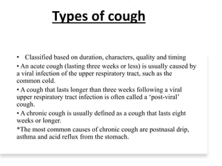 Mucolytics, Expectorants, Antitussives & Bronchodialators.pptx