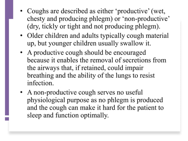Mucolytics, Expectorants, Antitussives & Bronchodialators.pptx | Lung ...