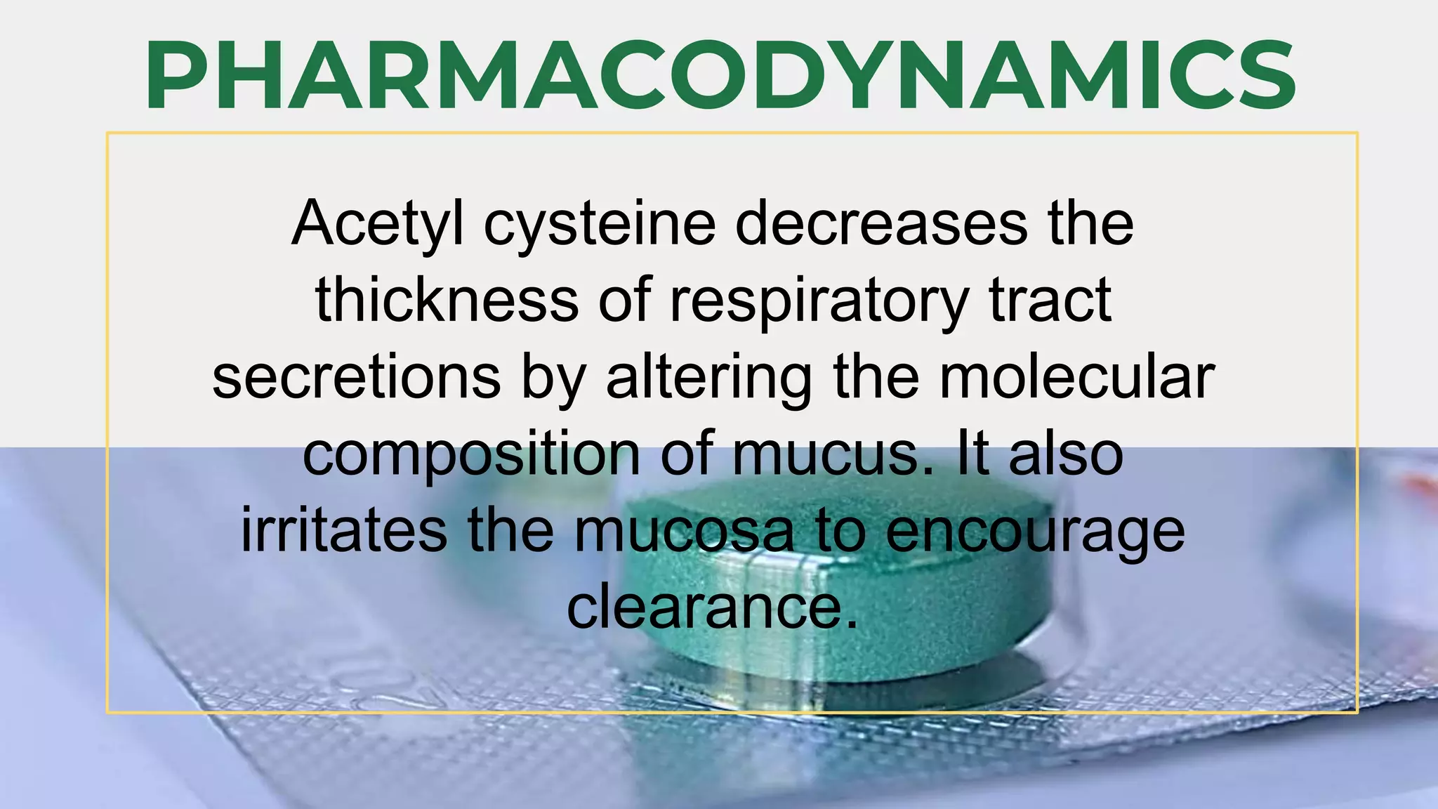 Mucolytics pharmacology | PPTX