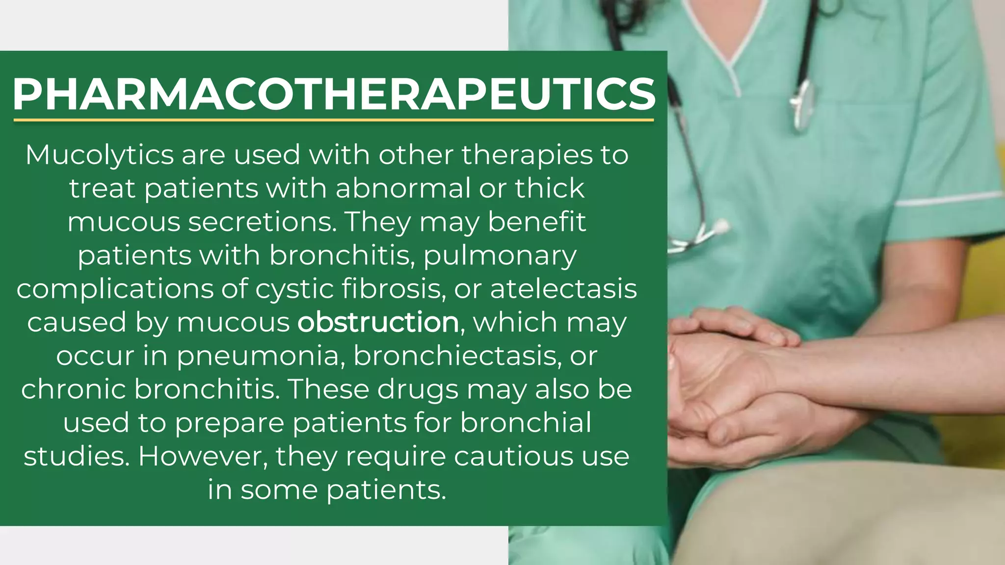 Mucolytics pharmacology | PPTX | Lung and Respiratory Health | Diseases ...