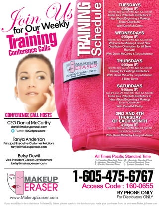 conference call schedule | PDF