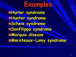 Mucopolysaccharides | PPT