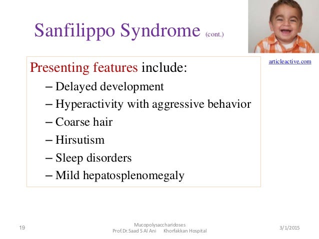 Mucopolysaccharidoses