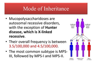 Mucopolysaccharidoses in children | PPTX