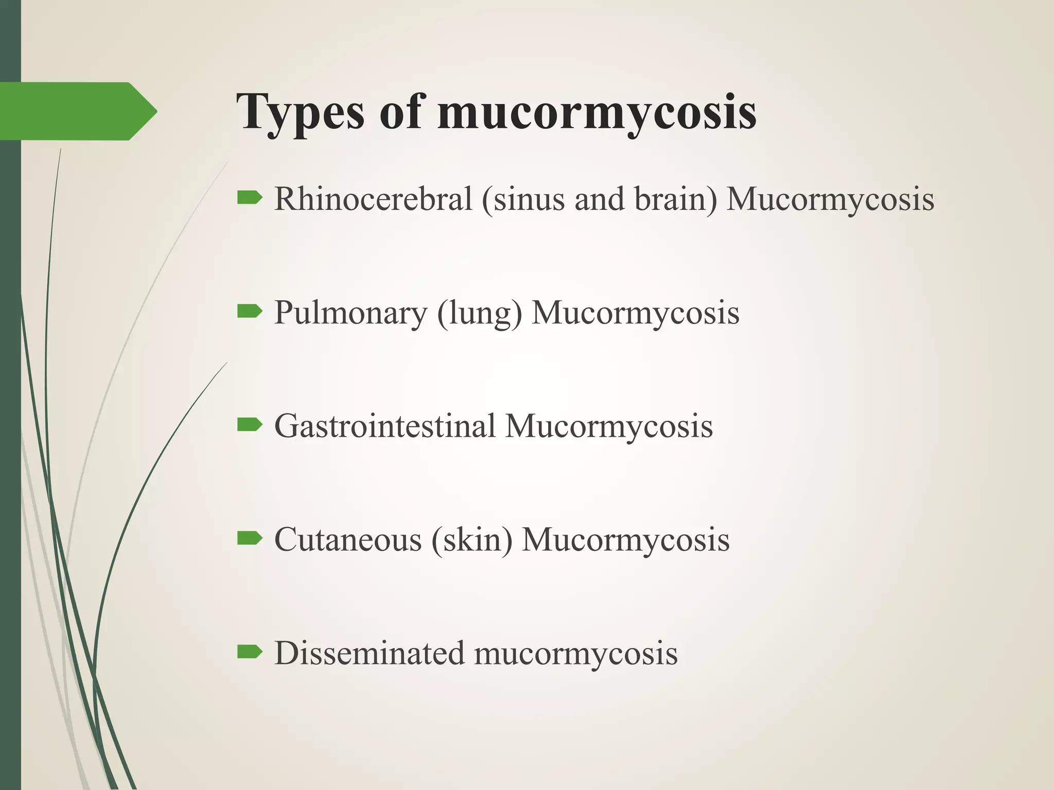 Mucormycosis.pptx | Infectious Diseases | Diseases and Conditions