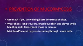 Mucormycosis (Black fungus) | PPT