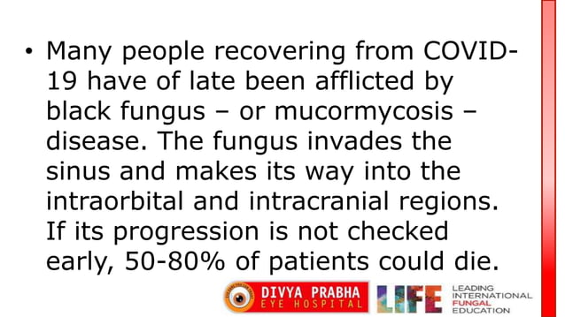 Mucormycosis & The Eye | PPT