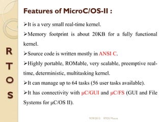 MicroC/OS-II | PPTX
