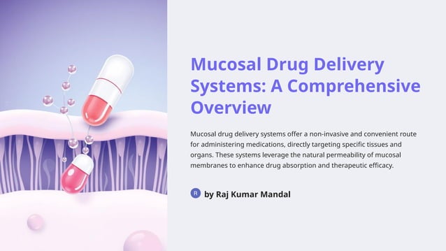 Mucosal Drug Delivery Systems A Comprehensive Overview on Slideshare by ...