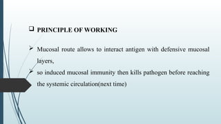 MUCOSAL AND TRANSDERMAL DELIVERY OF VACCINE.pptx | Infectious Diseases ...