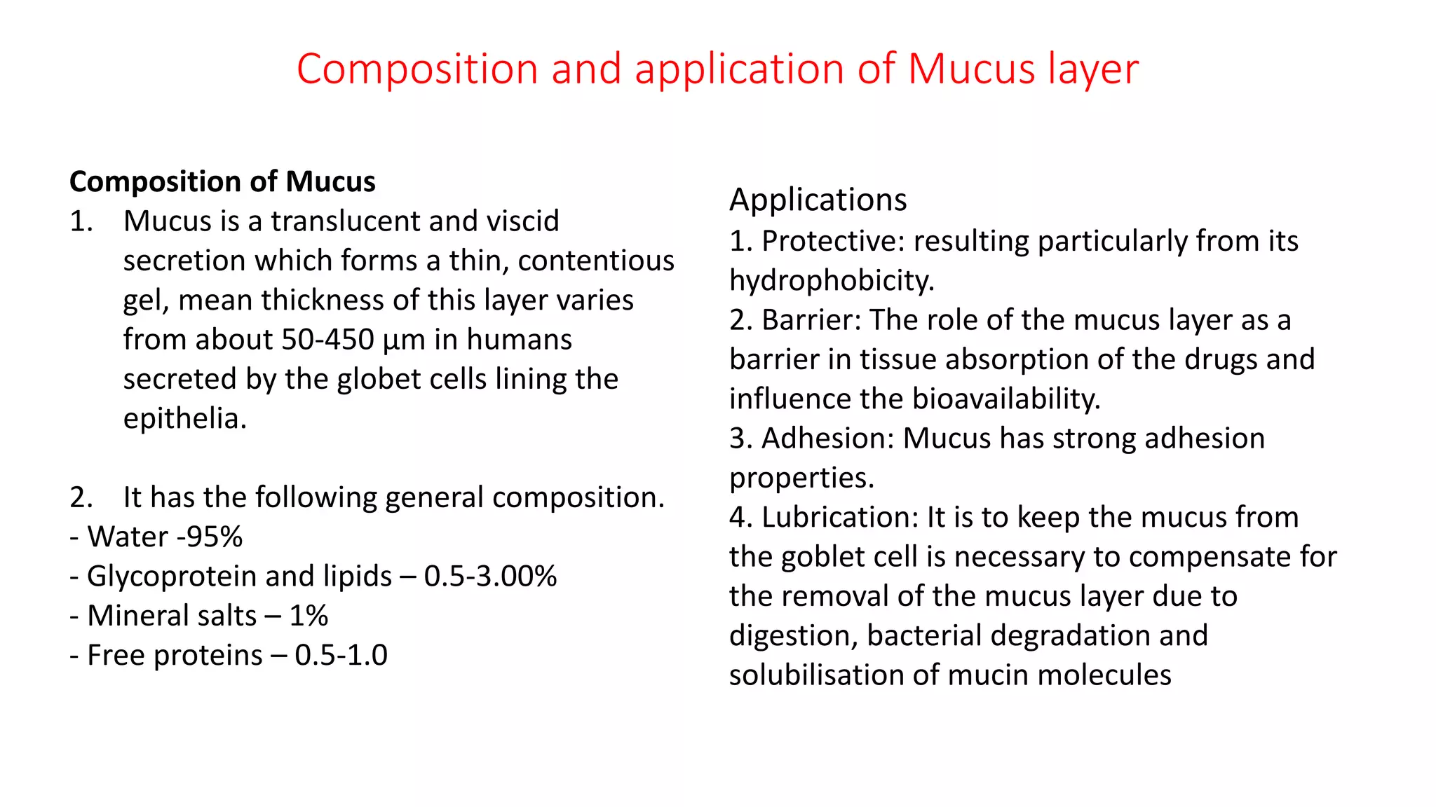 Mucoadhesive Drug delivery system | PDF