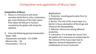 Mucoadhesive Drug delivery system | PDF