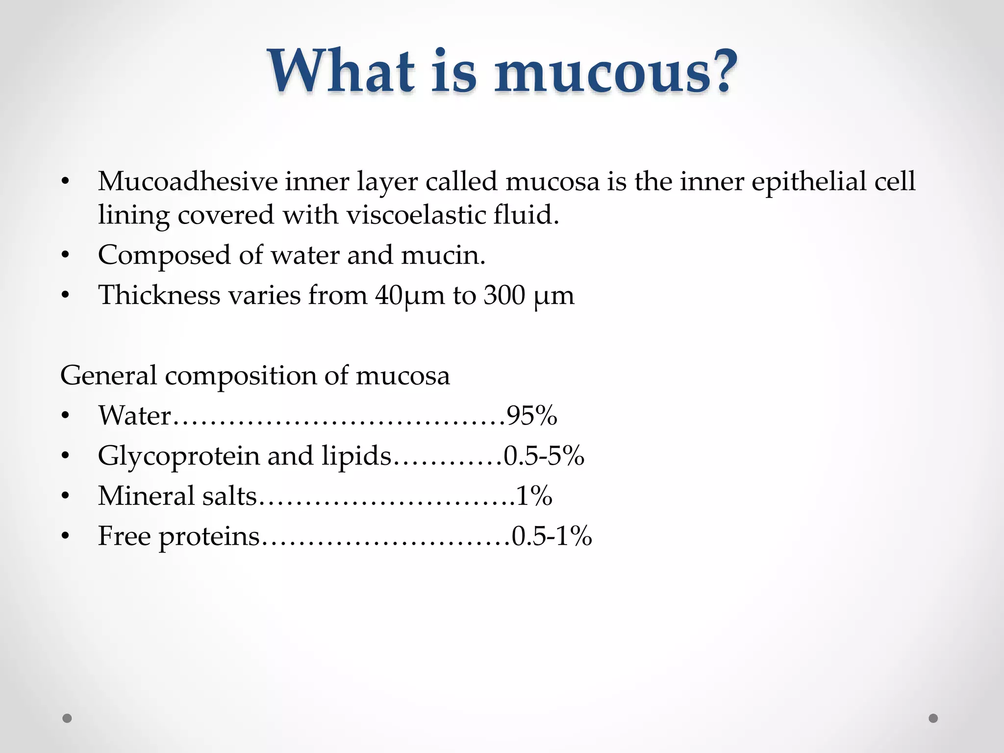 Mucosal Drug Delivery System | PPTX
