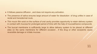 Mucosal drug delivery system | PPTX
