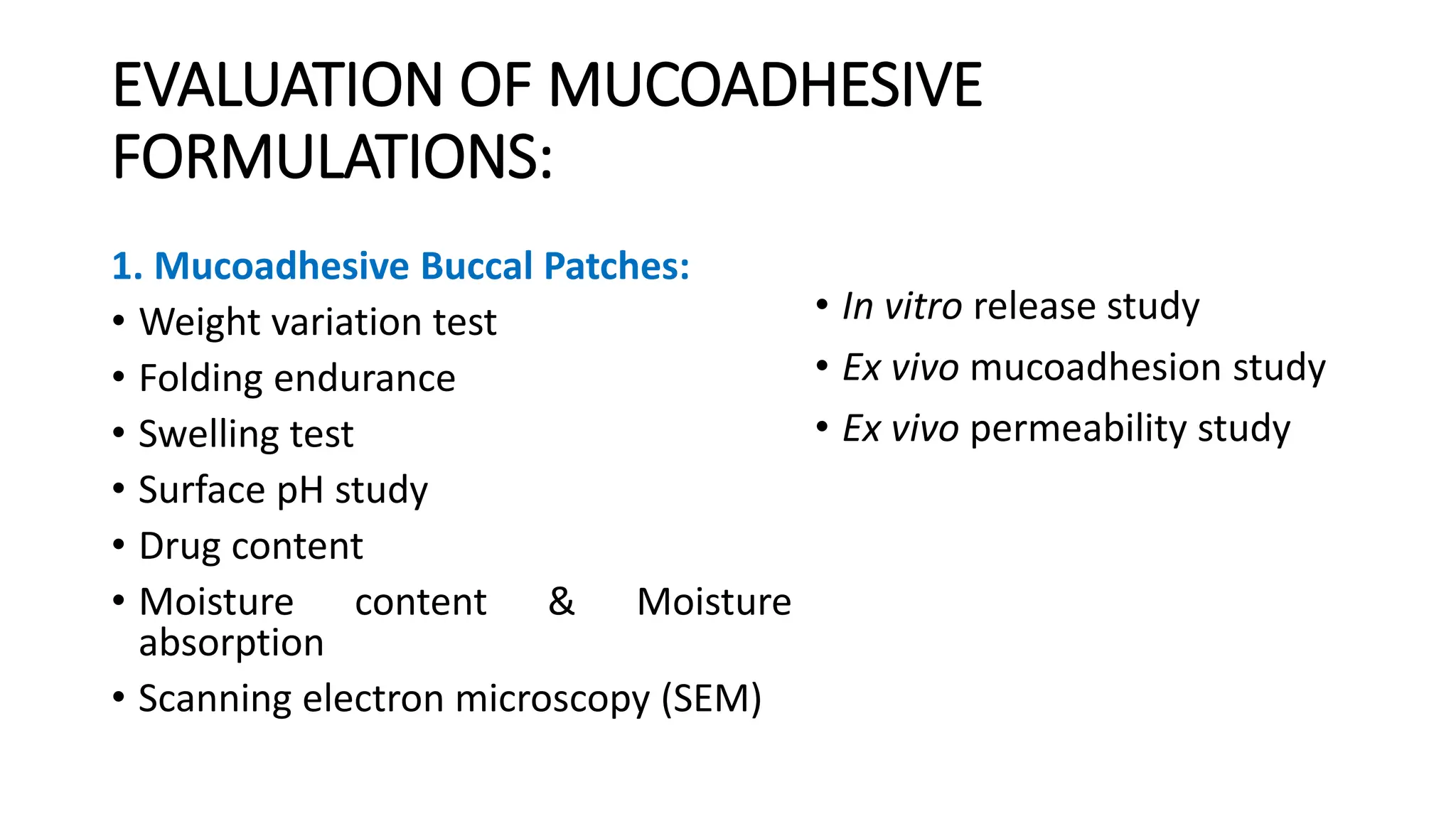 Introduction to Mucosal Drug Delivery Systems | PPTX