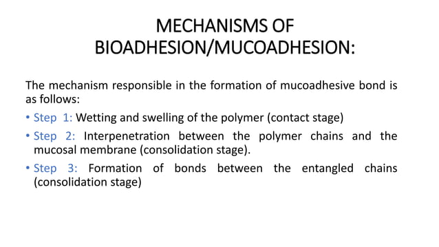 Introduction to Mucosal Drug Delivery Systems | PPTX