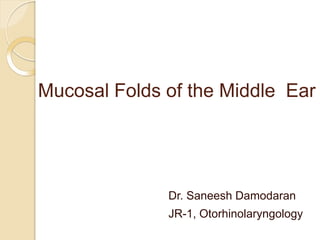 Mucosal folds of Middle Ear.pptx