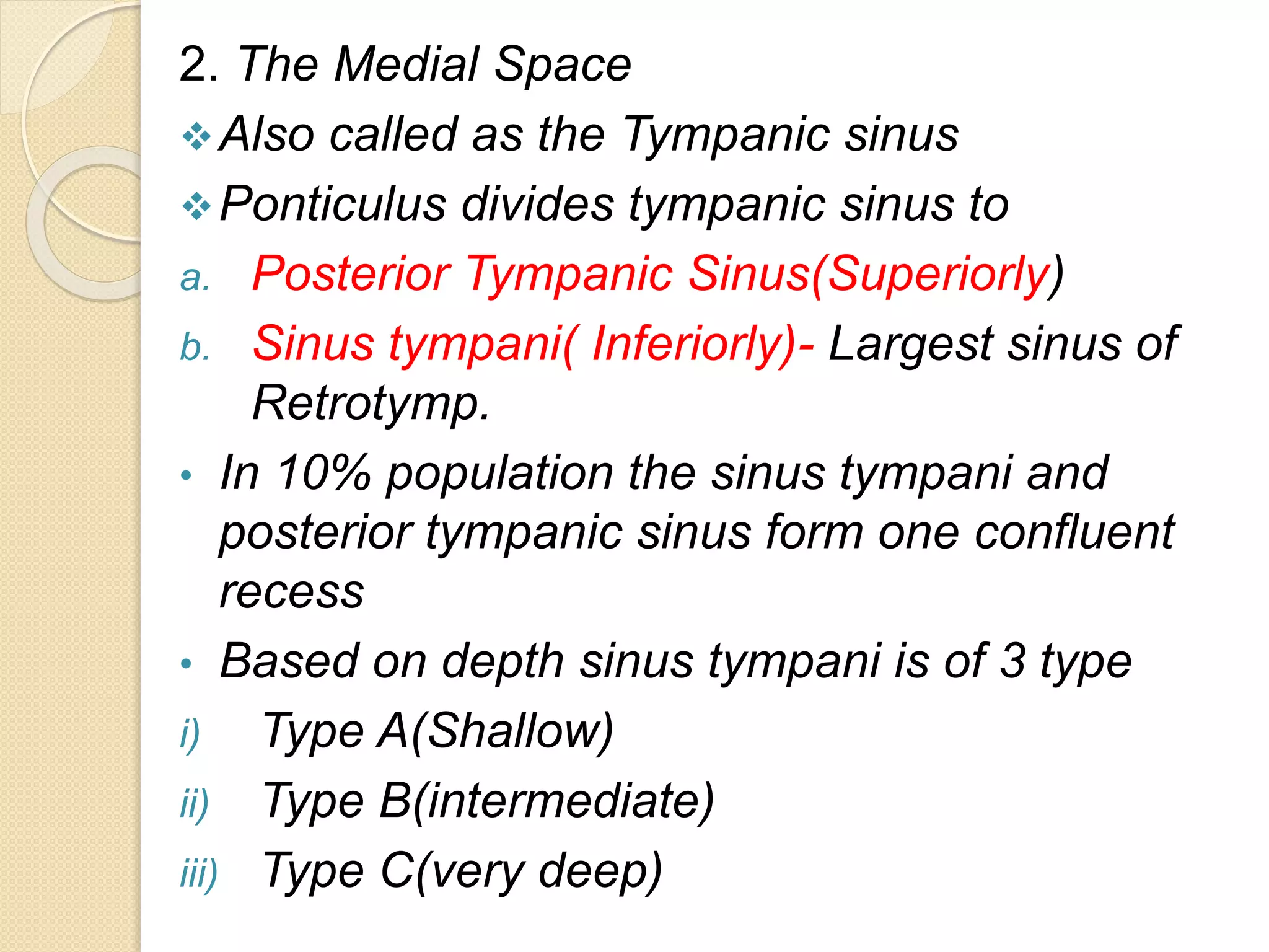 Mucosal folds of the middle ear | PPTX